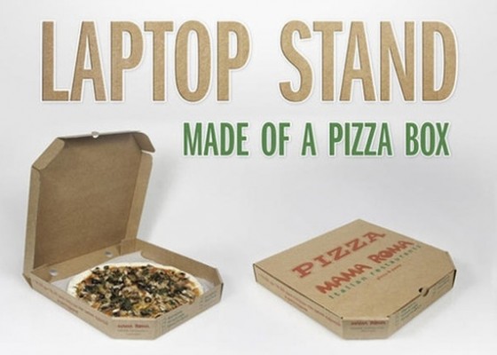 Laptop Stand Made From Pizza Box | Mankind Unplugged